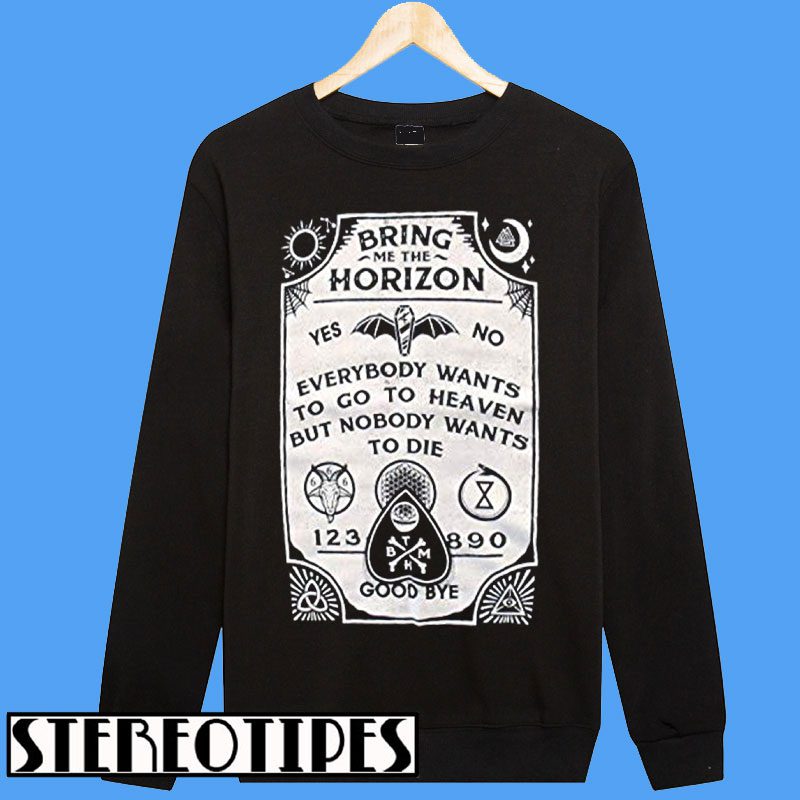 Bring Me The Horizon Spirit Board Sweatshirt - stereotipes