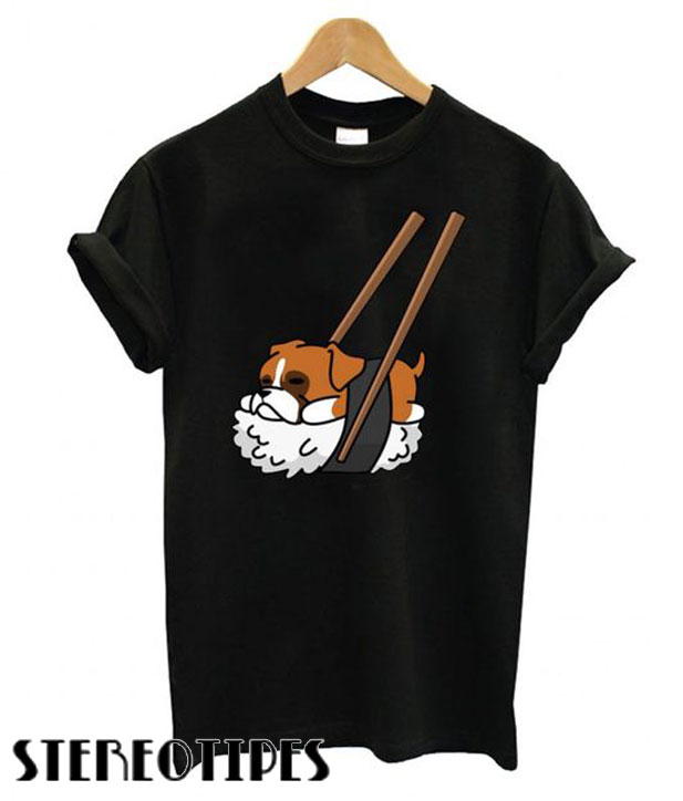 Funny Sushi Boxer T shirt - stereotipes